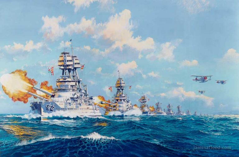 Warships - James A Flood Artist